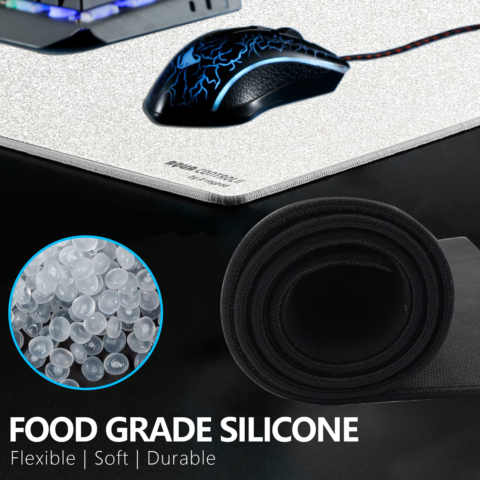 X-Raypad Aqua Control 2 Gaming Mouse Pad, Ultra-High Precision Mouse Pad with Perfect Speed and Control Capability, Consistent X and Y Glide, Designed for Fps Players with Low DPI Requirements