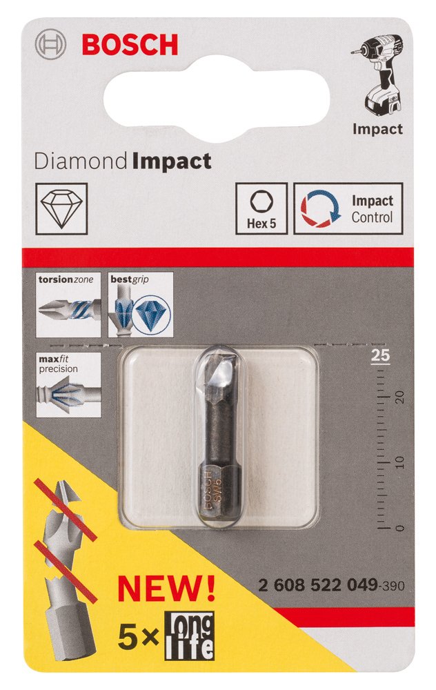 Bosch 2608522049 Diamond Impact Screwdriver Bit