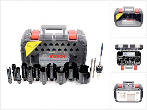 Bosch 2608580870 "Speed for Multi Construction" Hole Saw Set, Black/Grey, 20 - 76 mm