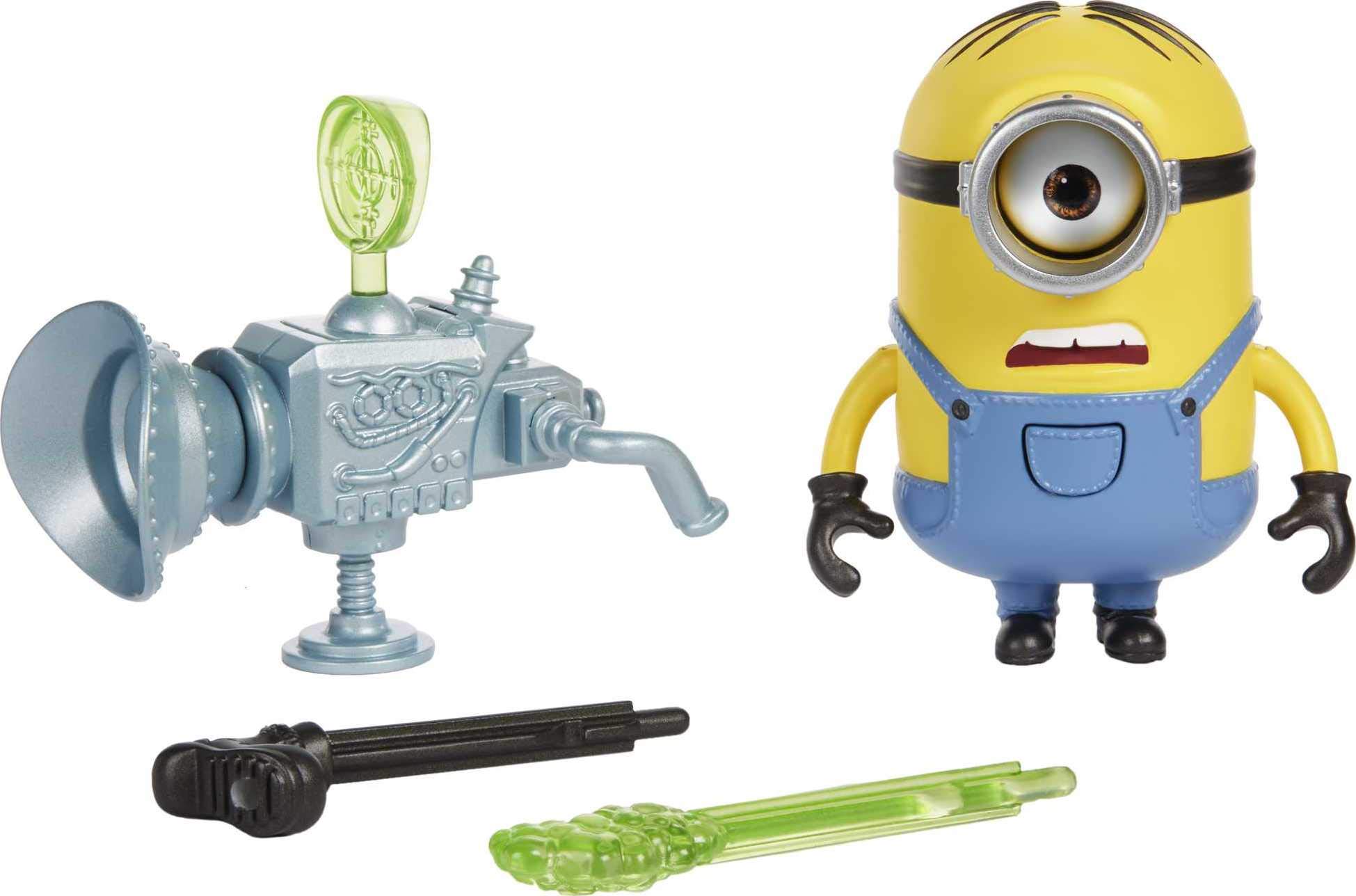 Minions Loud N’ Rowdy Stuart Talking Action Figure with Fart Cannon Toy, Kids Gift Ages 4 Years & Older