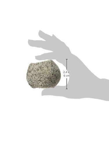 Penn-Plax Deco-Replicas Granite Aquarium Ornament & Hideaway – Realistic Stone Appearance – Safe for Freshwater and Saltwater Tanks – Small Size, White (RR1071)