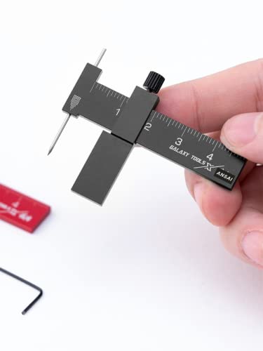 Equidistant Parallel Scriber For Gundam Military Miniature Scale Model Hobby Resin GK, Machinists, Technicians Or Craftsmen (Black)
