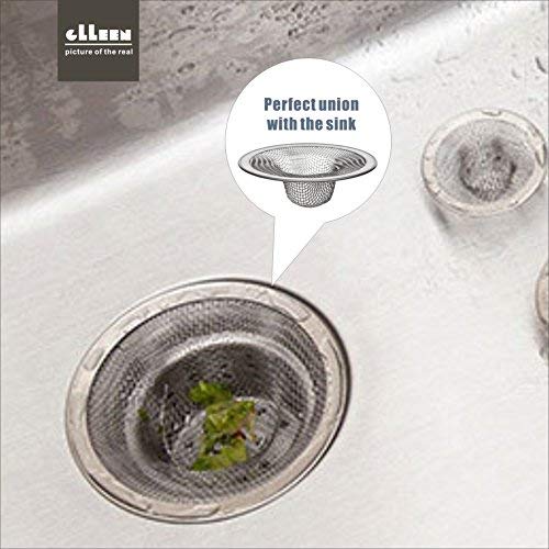 Drain Hair Catcher,Mesh Metal Sink Strainer Set of 2,Fits for Bathroom Bathtub Wash Basin Hole Shower Drains(2.75" Top / 1")