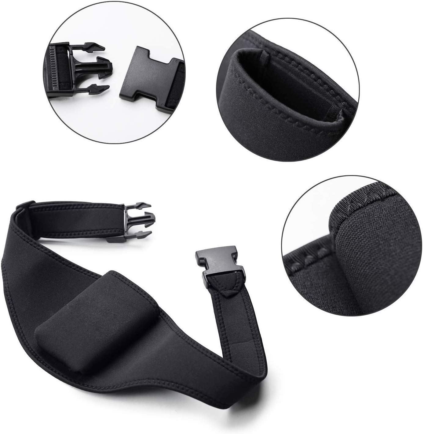IRASPIN 2 Pack Mic Belt for Fitness Instructors,Vertical Microphone Transmitter Carrier Belt for Fitness Class,Public Speaking,Theatre,Pilates Teachers,Spin Yoga