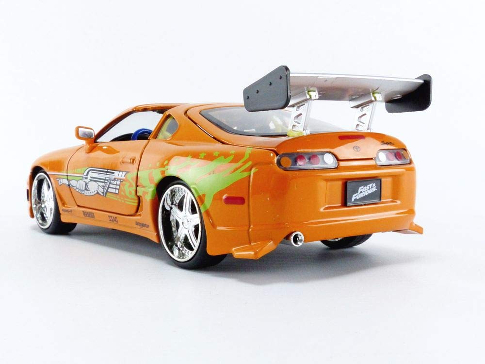 Jada 1:24 Diecast 1995 Toyota Supra with Brian O'Conner Figure, Men
