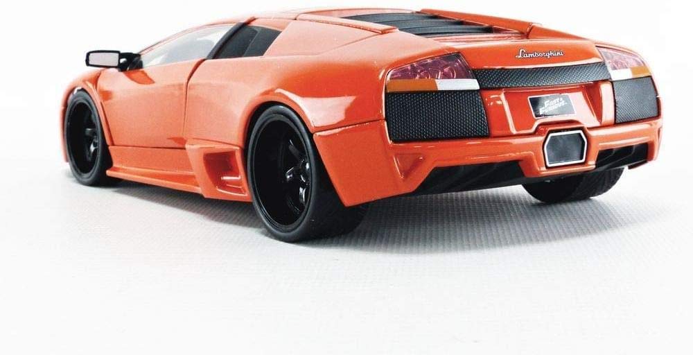 Jada Fast & Furious 1:24 Roman's Lamborghini Murcielago, Orange, Die-cast Car, Toys for Kids and Adults
