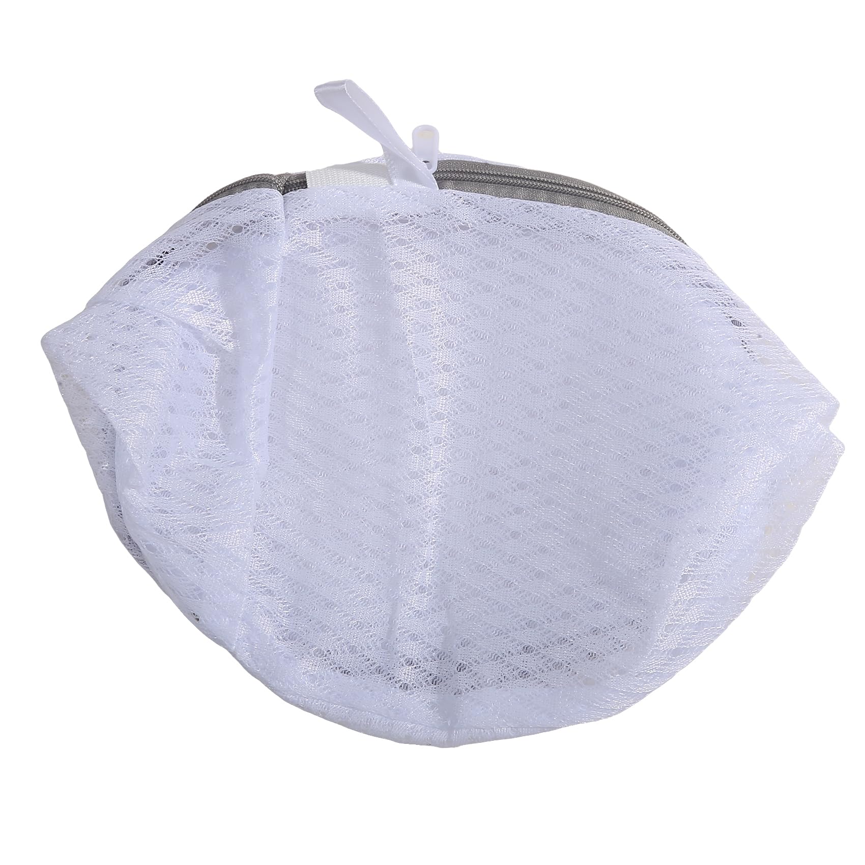 Dearanswer Delicate Bra Washing Bag Lingerie Mesh Laundry Bag with Hanging Loop Underwear Bag for Socks Undershirt,Light white