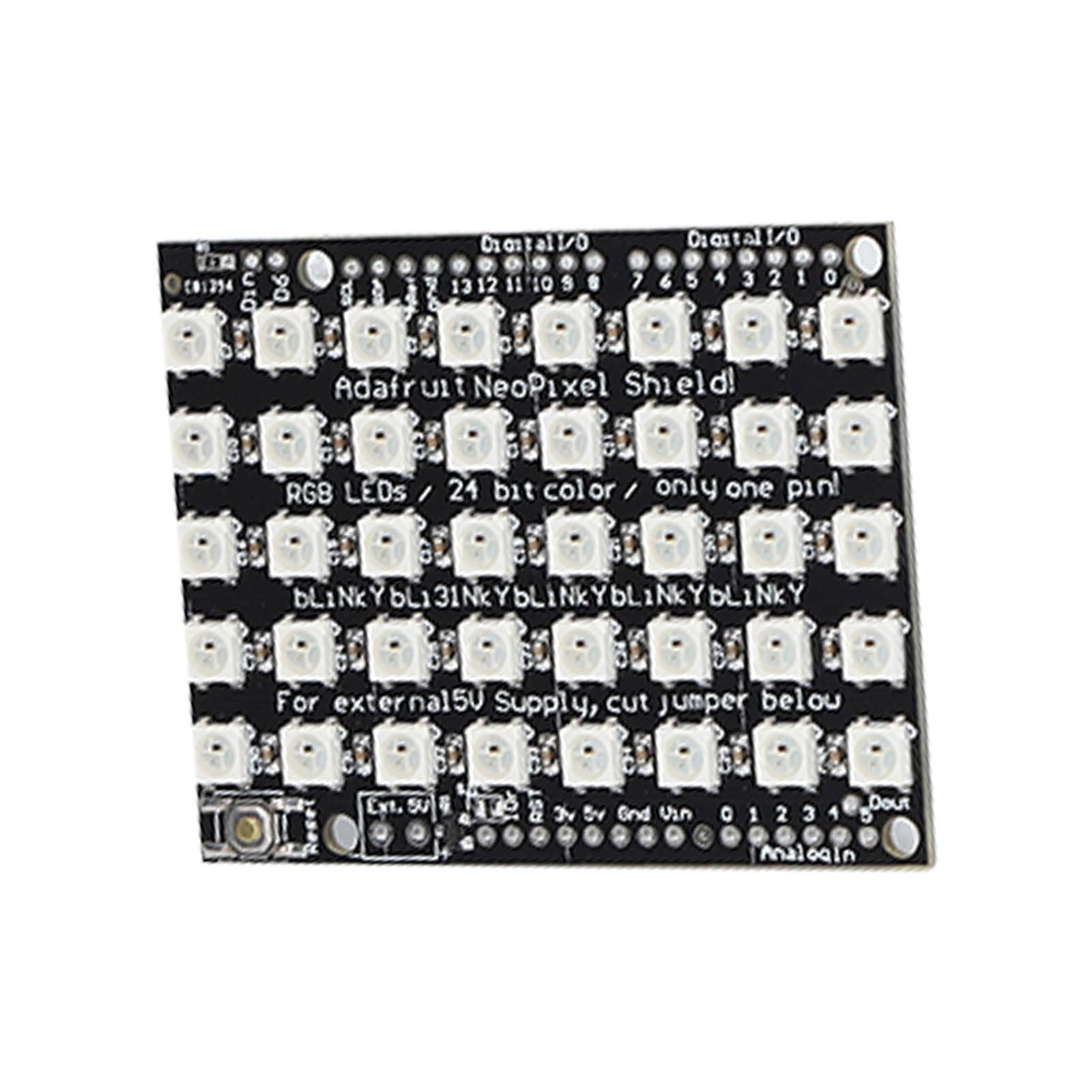 Color Light Development Board, Full Color 40 Bits WS2812B 5050 RGB LED Driver for Hotel for Bars