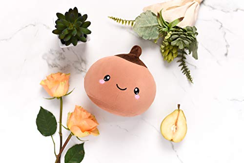 nerdbugs Breast Plush - The Breast is Yet to Come! (Brown/Tan) Breast Cancer Awareness/Breast Cancer Survivor Gift/New Mom Gift/Pregnancy Gift