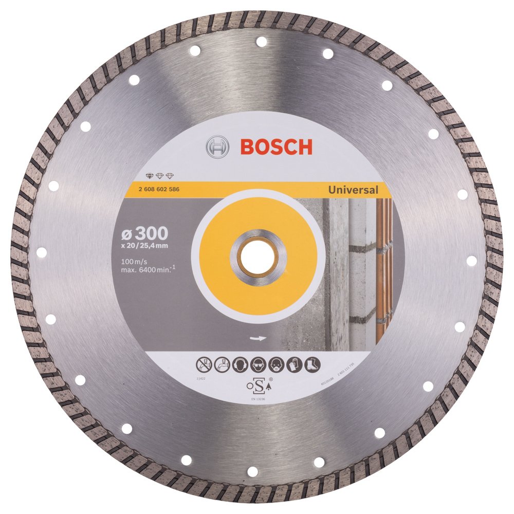 Bosch 2608602575 Diamond Cutting Disc Expert for Universal Turbo, 125mm Ø