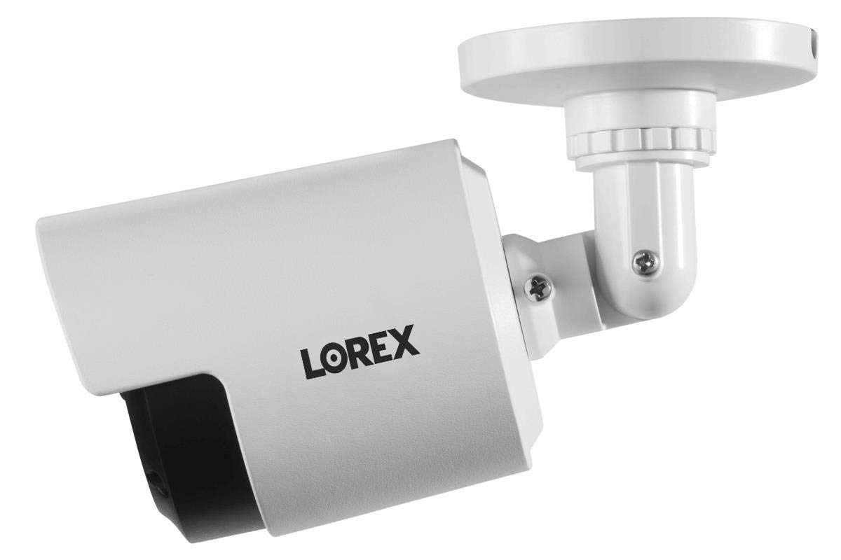 Lorex LBV2531 1080p HD Indoor Outdoor Analog Bullet Security Camera with 130ft Night Vision, IP66, Camera Only, White, 4-Pack LBV2531W-4PK 0 (Renewed)