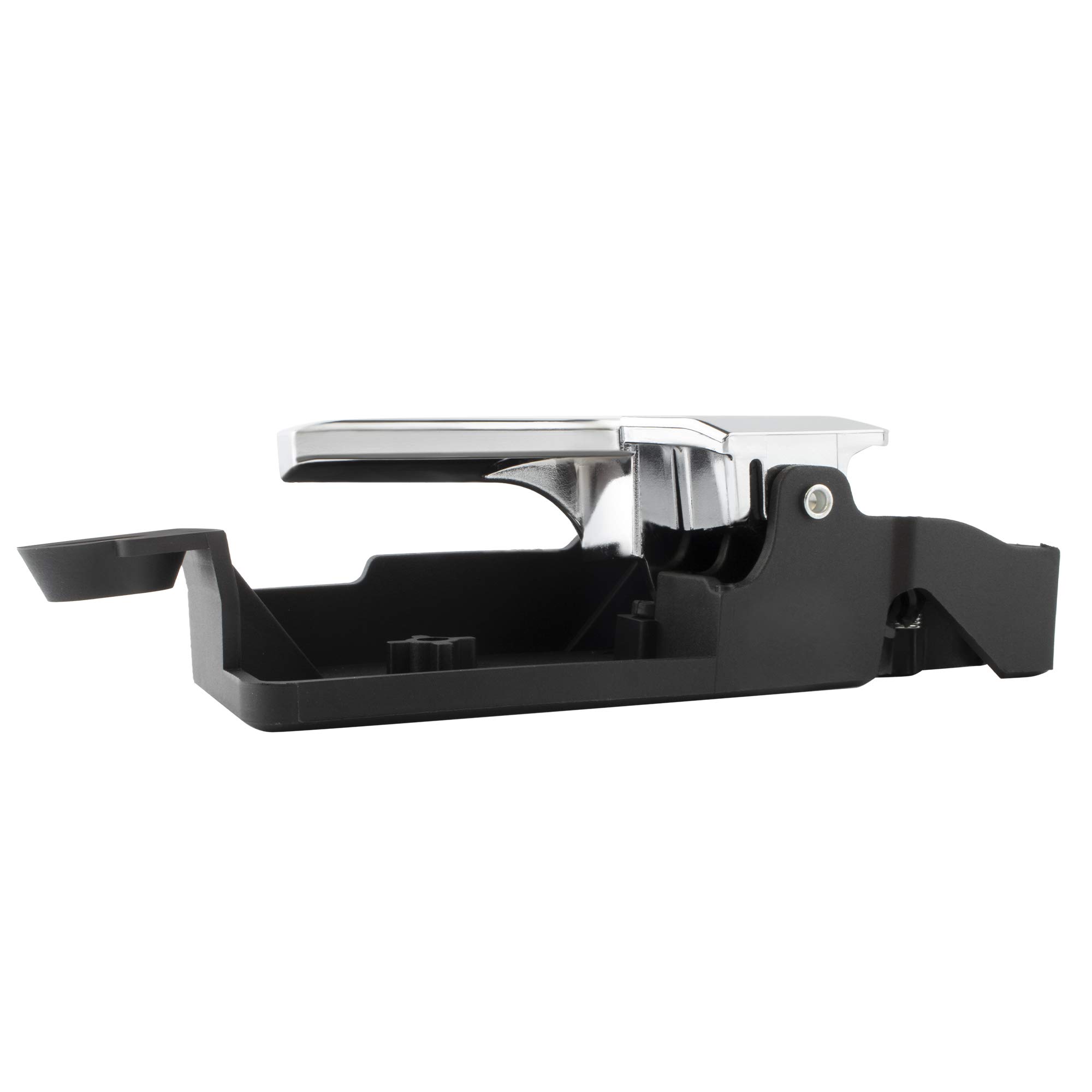 BOXI Interior Rear Left (Driver-Side) Chrome Door Handle For 2006-2012 Ford Fusion 2007-2012 Lincoln MKZ 2006 Lincoln Zephyr 2006-2011 Mercury Milan (Replaces 6E5Z-5422601-B)