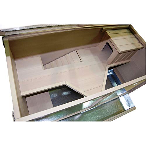 New Age Pet ecoFLEX Indoor Rabbit Hutch Maple, Small