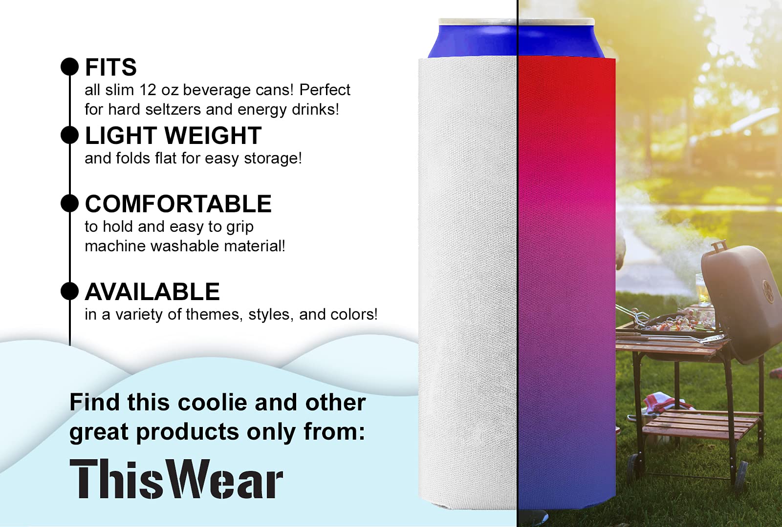 Captain First Mate Can Coolers Nautical Sailing Couples Gift 2 Pack Ultra Slim Can Coolie Energy Drink Coolers Black Magenta