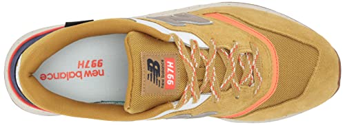 New Balance Men's 997H V1 Classic Sneaker, Gold Moss/Black, 9