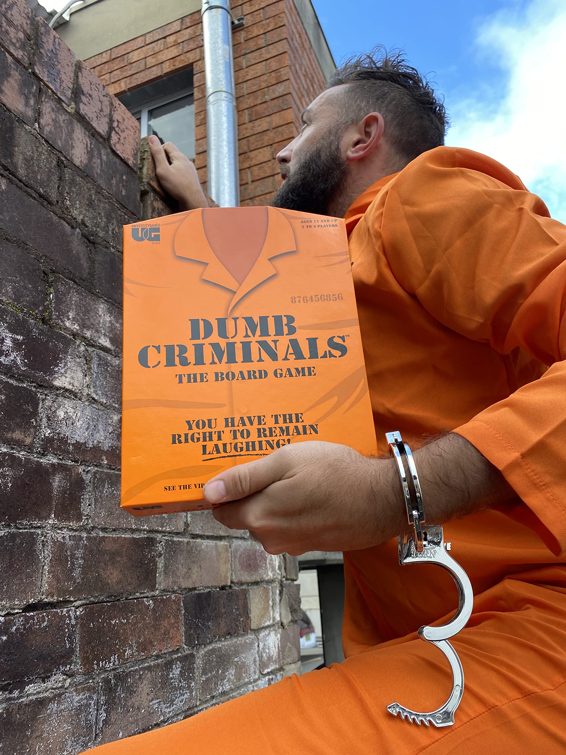 University Games, Dumb Criminals Board Game, for 2-4 Players