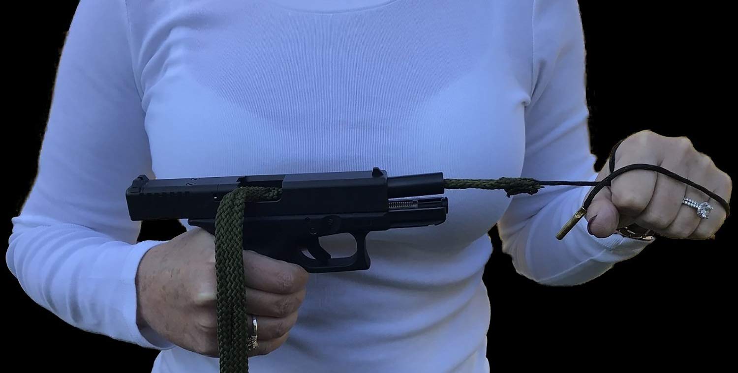 Big Country Wholesale Gun Cleaning Snake and 100 Cotton Swabs for 9MM Weapons