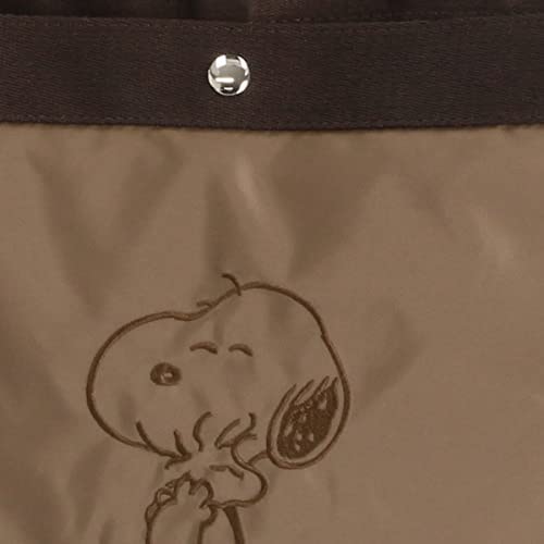 Y'saccs(イザック) Isaac Snoopy Women's Double Tape Tote Bag, Size M, Purple (70)