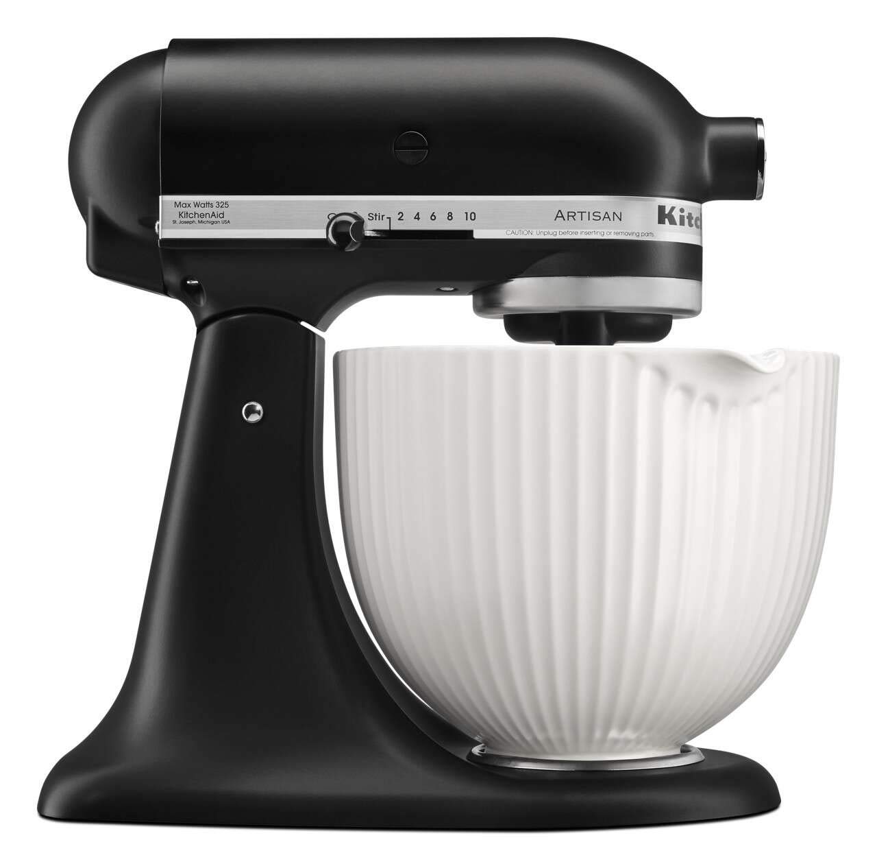 KitchenAid 4.5-5 Quart Tilt-Head Stand Mixers KSM2CB5PCC, Classic Column, Pack of 1