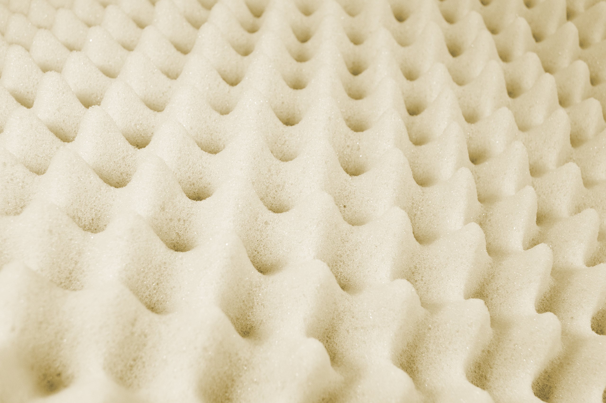 Essential Medical Supply Convoluted Bed Pad, Queen Size, 2 Inch, Beige, 1 Count