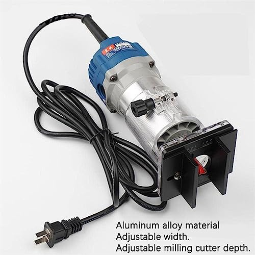 for Wood Router Slotting Locator 2 in 1 Slotted Base Fastening Bracket Guide for 65mm Wood Trimmer Machine with Invisible Slotting 1/4 Mill Bits and Cabinet Connectors