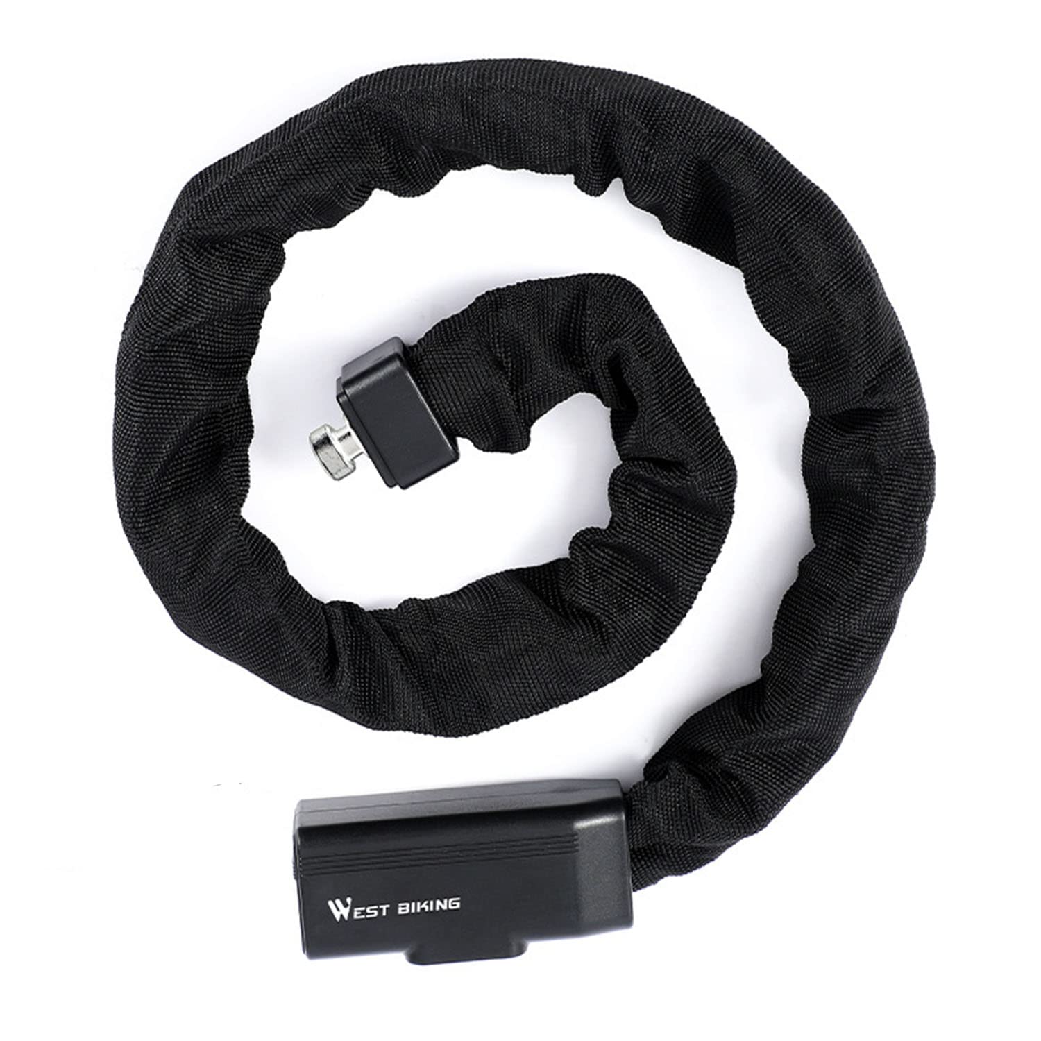 Chain Lock, Bike Lock Chain, Bike Lock Cable, 3.3ft Motorcycle Chain Locks Heavy Duty Bike Chain Locks Security Chain with 2 Key 6.6mm Thick Cut Proof Bicycle Chain Lock for Moped, Scooter, Gates
