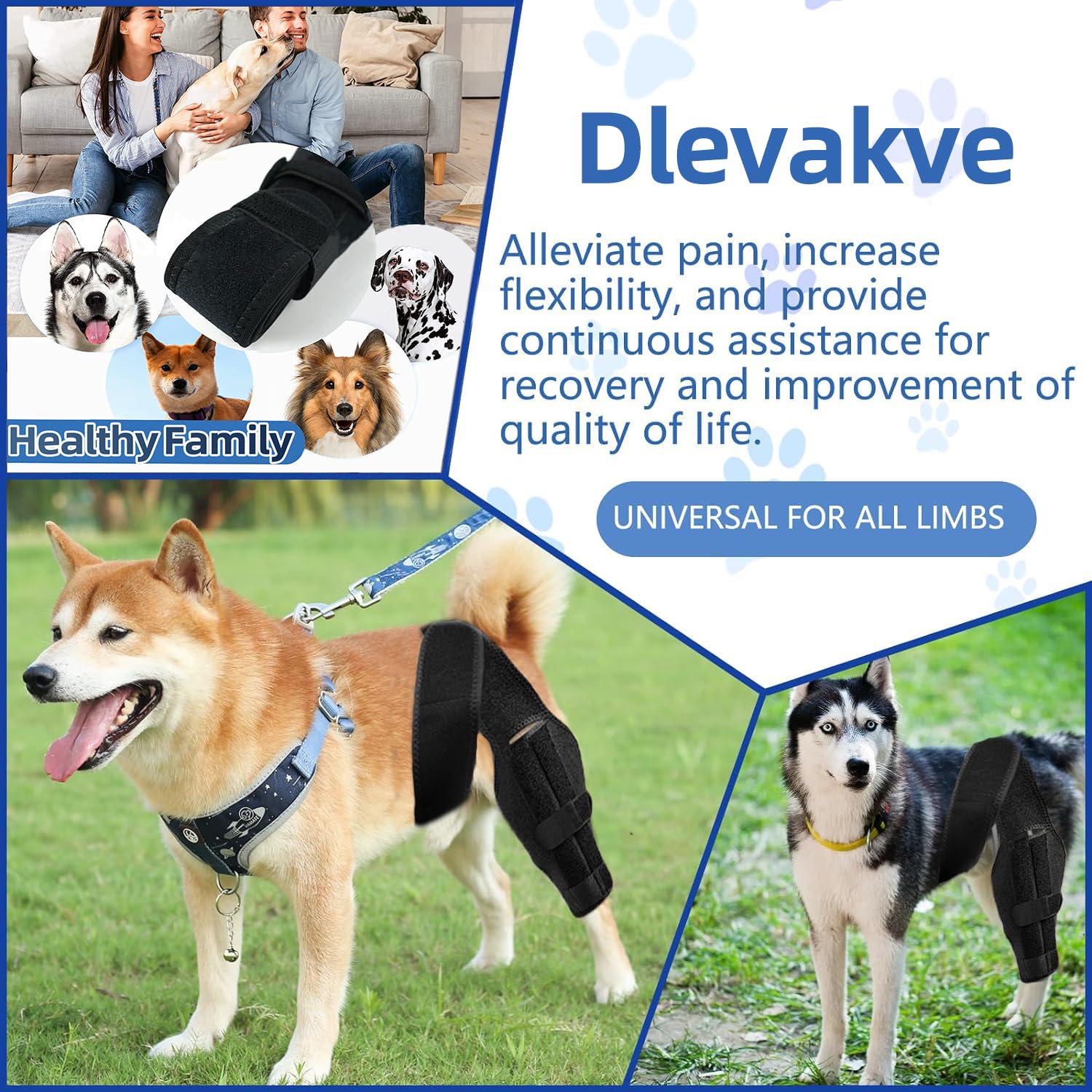 Dlevakve Large Dog Knee BRAC