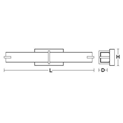 Miller LED Vanity - 17W 1700Lm 120V - Satin Nickel