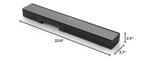 TCL Alto 3 2.0 Channel 80W Dolby Digital Sound Bar with Bluetooth- TS3100, Black