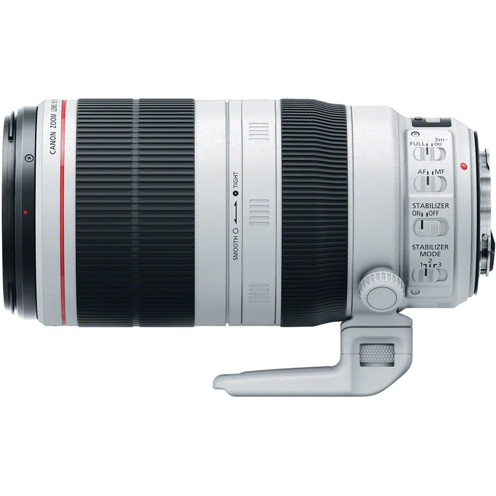 Canon EF 100-400mm f/4.5-5.6L is II USM Lens (9524B002) with Filter Kit, Cap Keeper, and Cleaning Set (Renewed)
