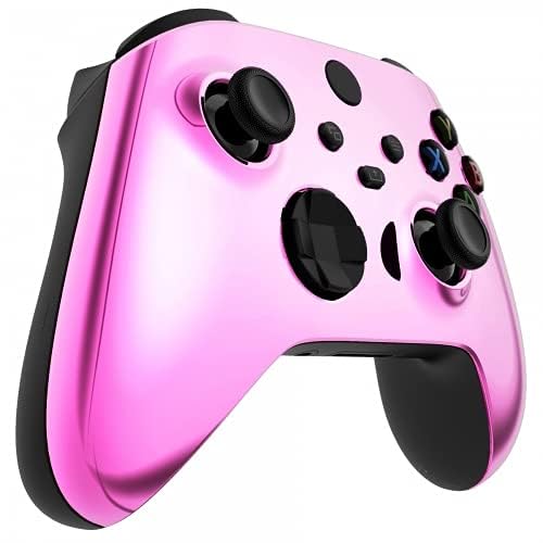 MODDEDZONE Custom Wireless UNMODDED Controller for Xbox One S/X and PC with Exclusive and Unique Designs - The Perfect Gaming Gift for Enthusiasts, Expertly Crafted in the USA Chrome Pink