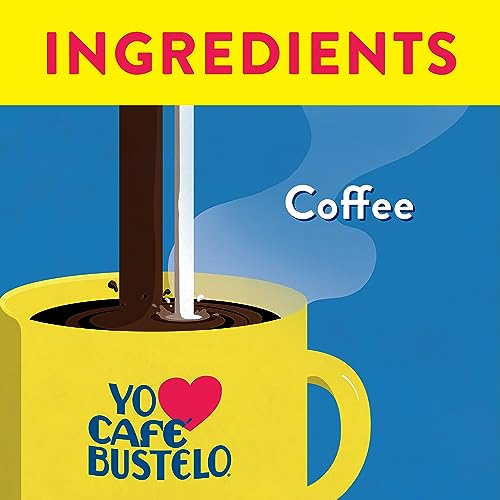 Café Bustelo Espresso Dark Roast Coffee, 10 Count Capsules for Espresso Machines, 11 Intensity (Packaging May Vary)