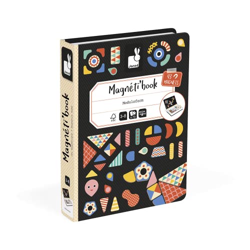 Janod J02720 Moduloform Magneti'Book, Black