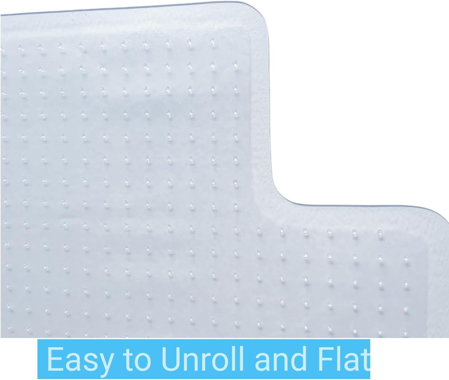 CAICFYIN 36"x 47"x0.11" Office Chair Mat for Carpet,Slip Resistant Heavy Duty Under Desk Protector Carpeted Floors,Easy Glide Rolling Floor Mat for Office Chair with Extended Lip