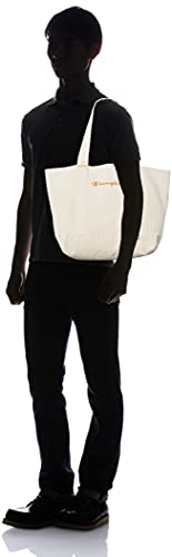 Champion Logan MODEL.No. 63211 Tote Bag, Can Store A4 Size, Town, Unisex, Off-White x Orange
