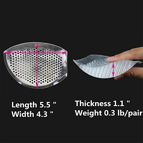 Breathable Lightweight Perforated Silicone Bra Insert Breast Enhancer Push Up Pads