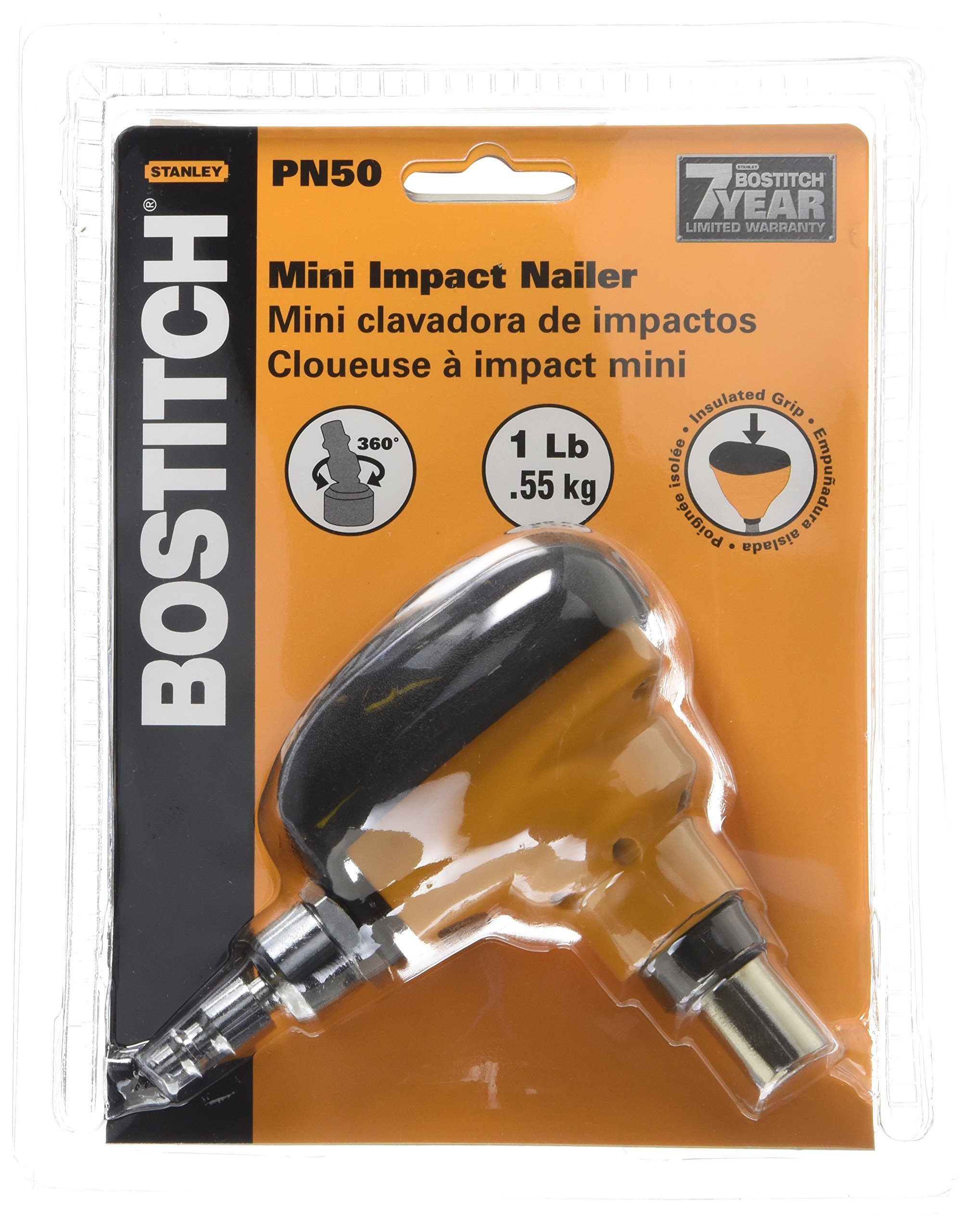 BOSTITCH PN50 Mini Impact Nailer (Renewed)