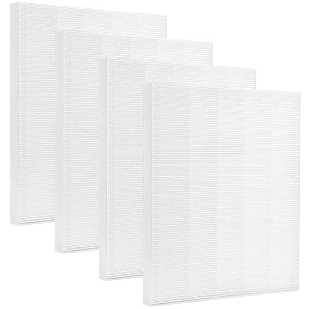 Yiemoge True HEPA Replacement Filter Compatible with Winix C545 Air Purifier, Winix Model C545 P150 B151 113050 Filter S, Part Number 1712-0096-00 (4 HEPA Filters)
