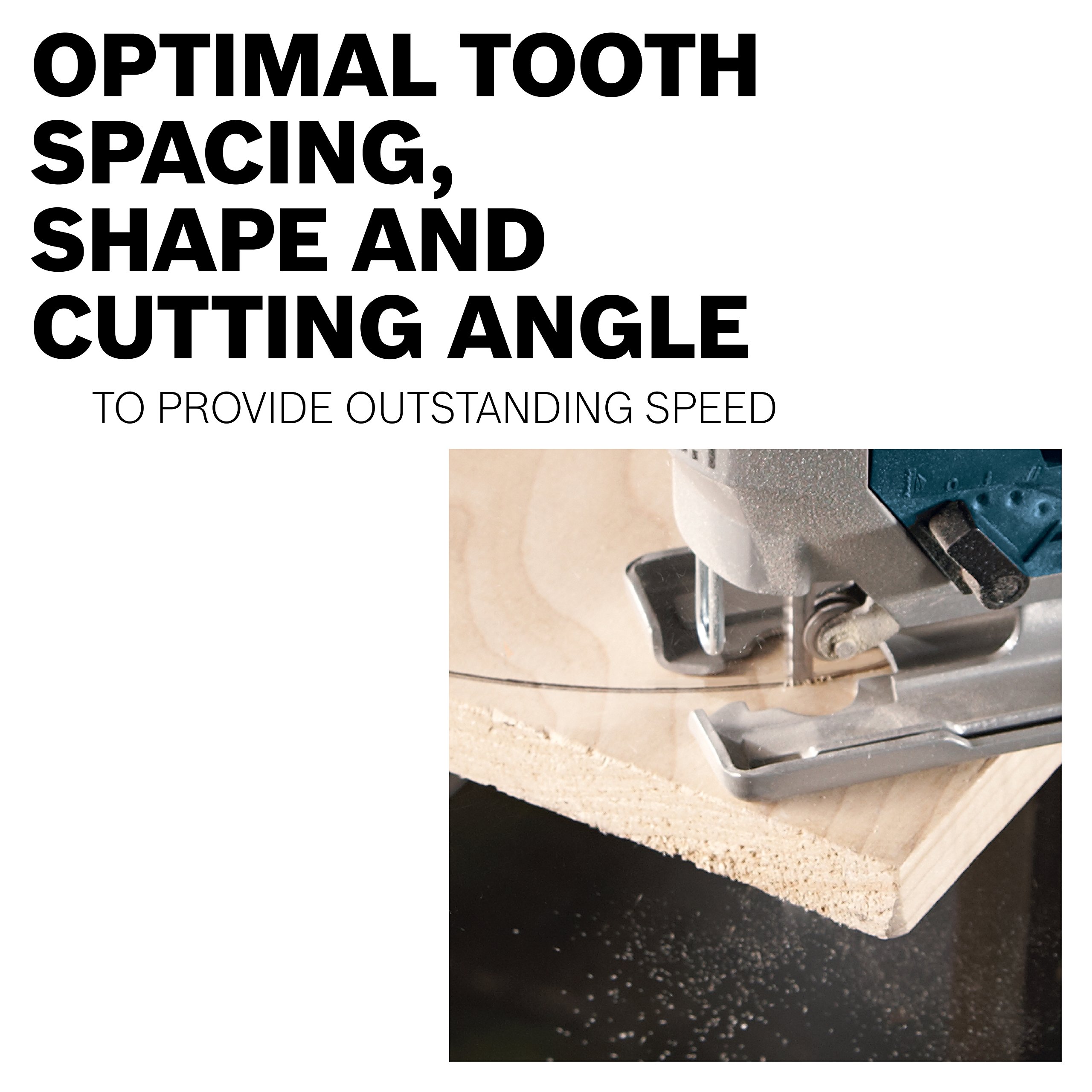 BOSCH U345XF 5-Piece 5 In. 5-10P TPI Progressor for All Purpose U-shank Jig Saw Blades