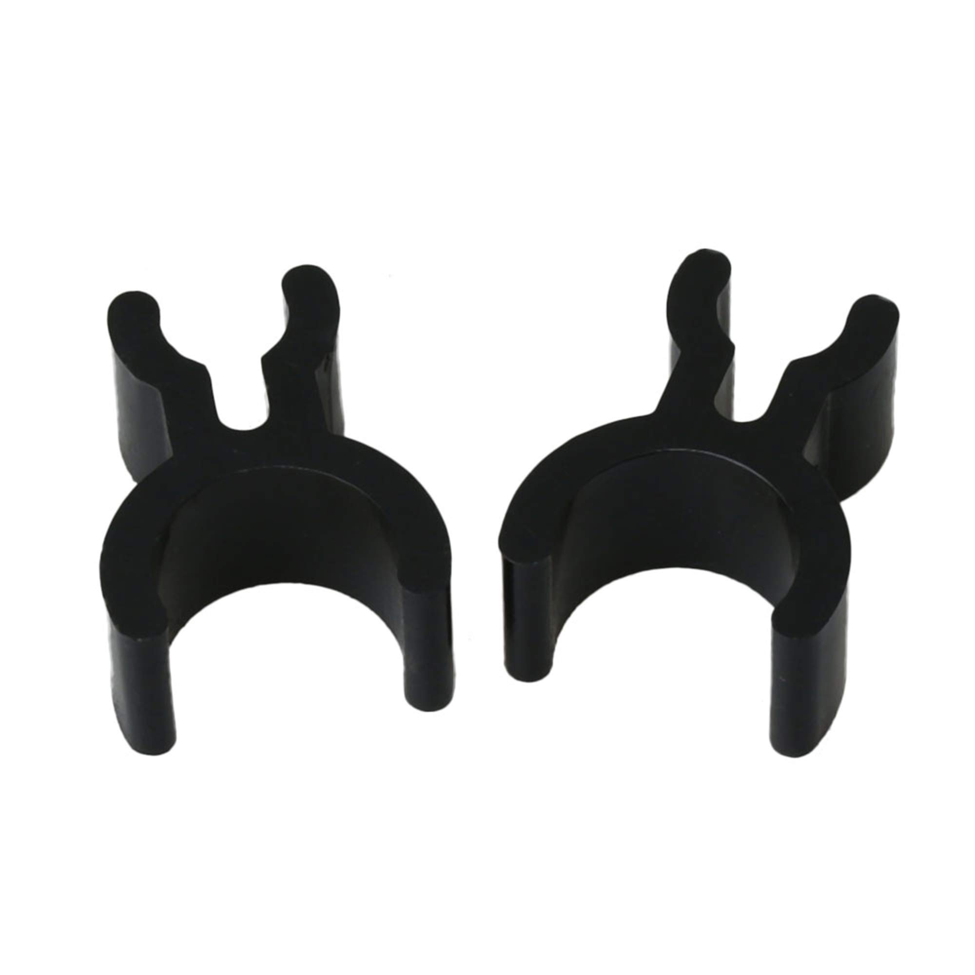 Lovermusic Black 2.3x1.8cm ABS French Horn Pencil Clip Trumpet Pen Clip Holder Musical Instruments Pack of 5