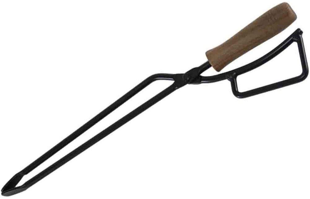 TEOGONIA Fireplace Tongs Charcoal Scissors Firewood Scissors