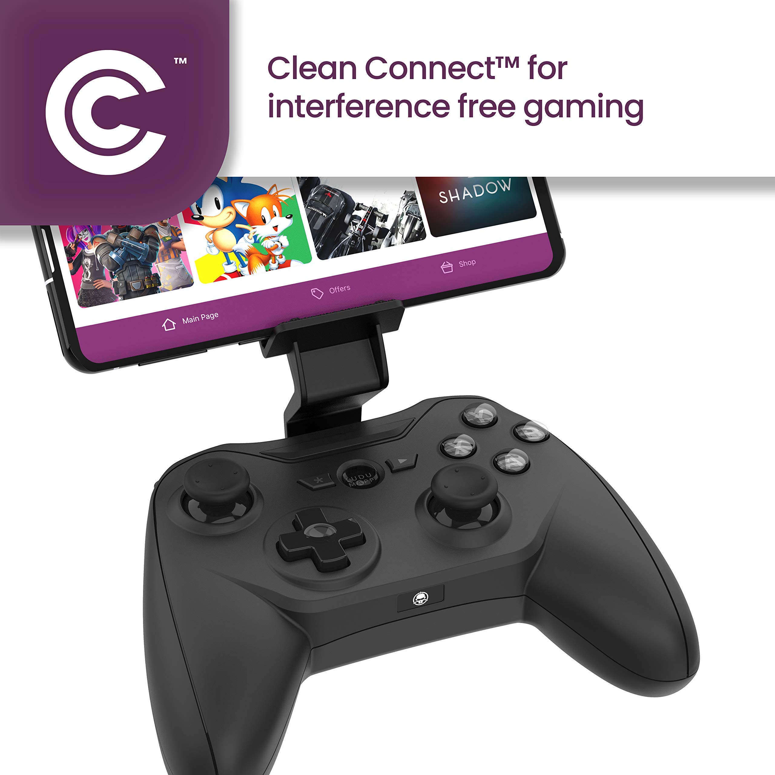 Mobile RENEWED Gamepad Controller for Android- Latency Free Wired Controller with L3 + R3, Improved 8 Way D-Pad, Highly Compatible Gaming Device Holder (Renewed)