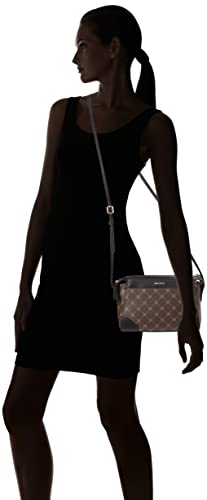 NINE WEST womens Brooklyn Jet Set CROSSBODY, Brown/Black, One Size US