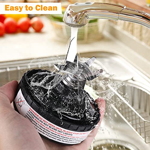 BTNTVEN 6 Fins Blade Replacement for Ninja Blender Single Serve 16 oz Cup Fit for Ninja BL740, BL770, BL771, BL772, BL773CO, BL780