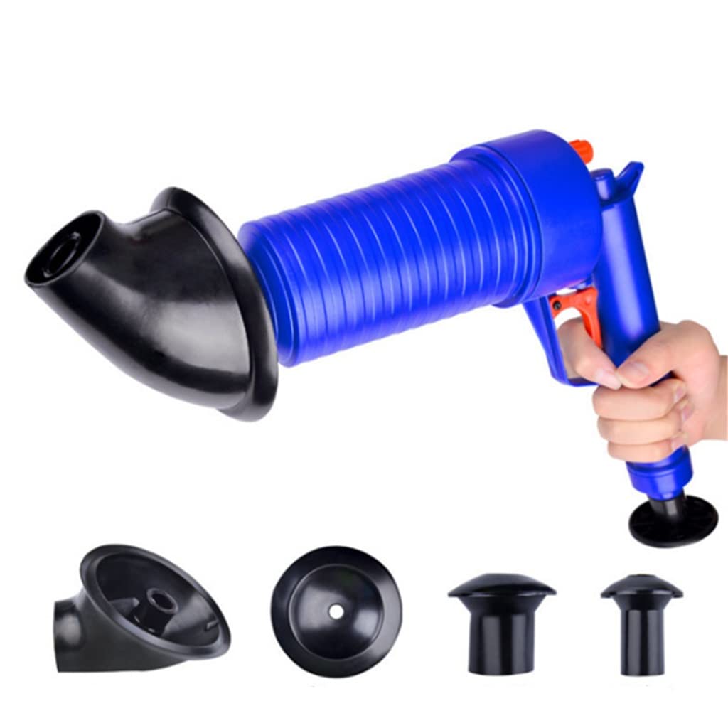 DFHBFG Air Pump Cleaner Dredge Toilet Plunger Sink Pipe Clogged Remover Bathroom Pipe Bathtub Kitchen Toilet Cleaning Tools