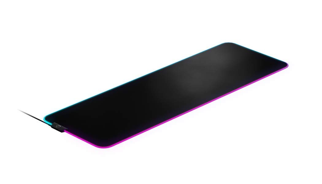 SteelSeries QcK Prism Cloth XL - Gaming Mouse Pad - 2 Zones RGB Lighting - Real Time Event Lighting - CS: GO Neon Rider Edition PC