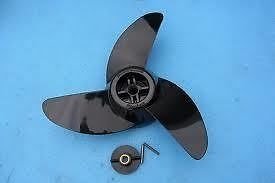 Boating Accessories New MOTORGUIDE Marine Machete III Black 3-Blade Prop KIT (3.5" Dia) MOT MGA089B
