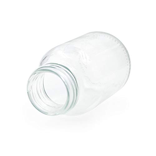 Muka (Pack of 6PCS) 5 Ounce Glass Drinking Bottle with Stainless Steel Lid Insulated Sleeve for Kids-Green/6pcs