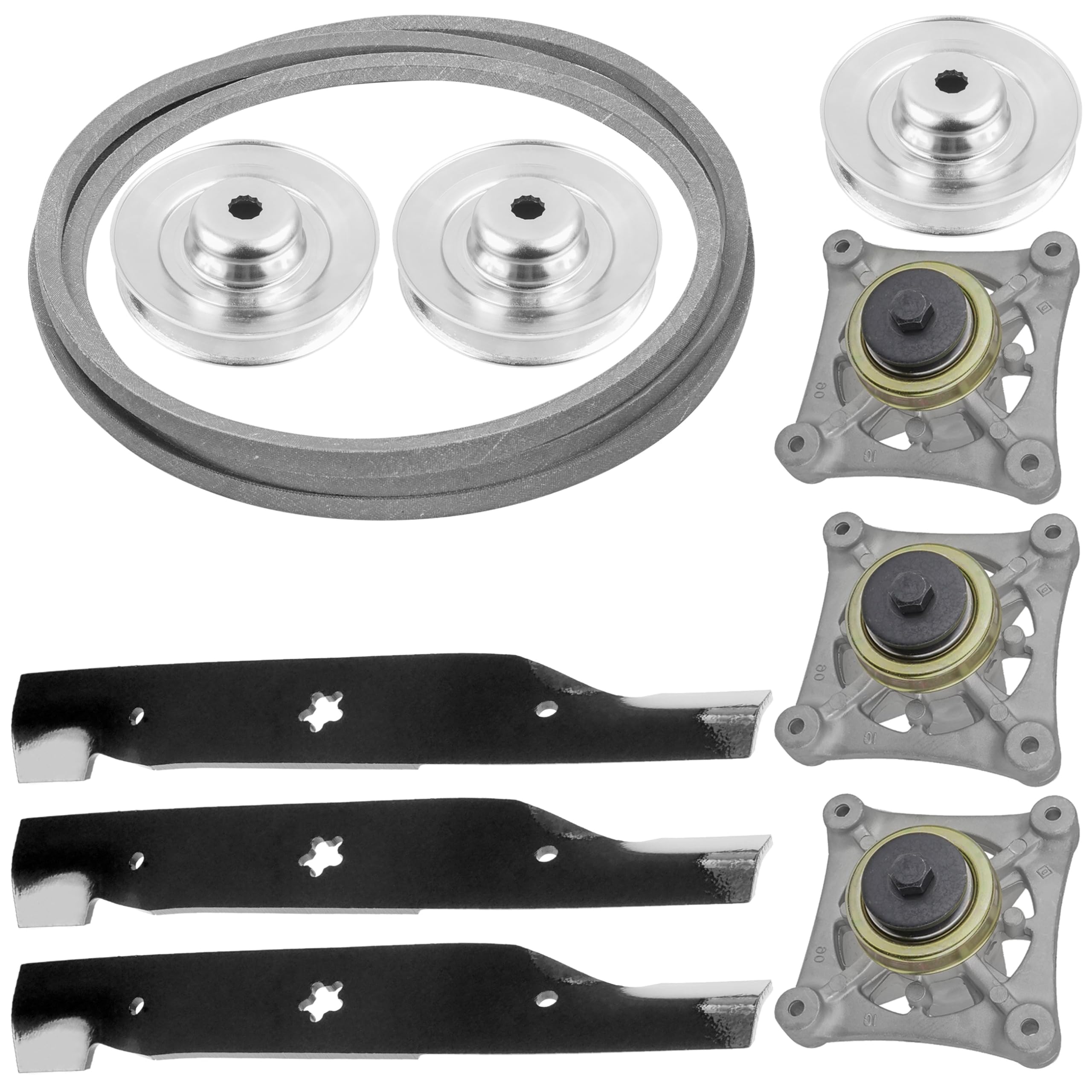 Caltric Spindle Belt Blade Deck 48" Compatible with Husqvarna Z4824 587125201 532174375 532180054