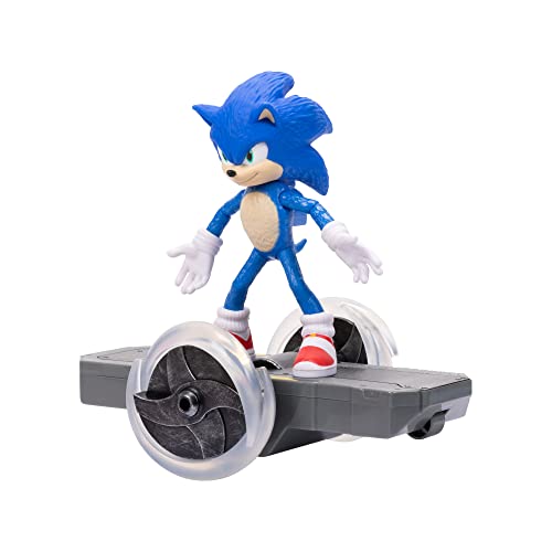 Sonic the Hedgehog Sonic 2 Movie - Sonic Speed RC Vehicle, Blue/ Grey